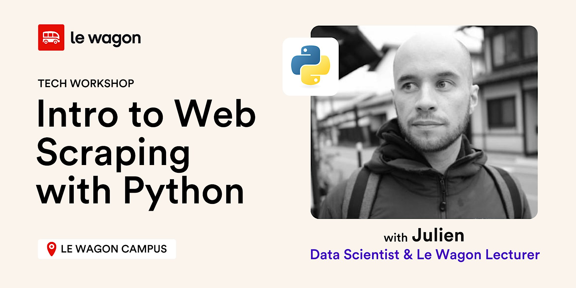 Web Scraping with Python - In-Person Workshop - Laboratoire Inyulface
